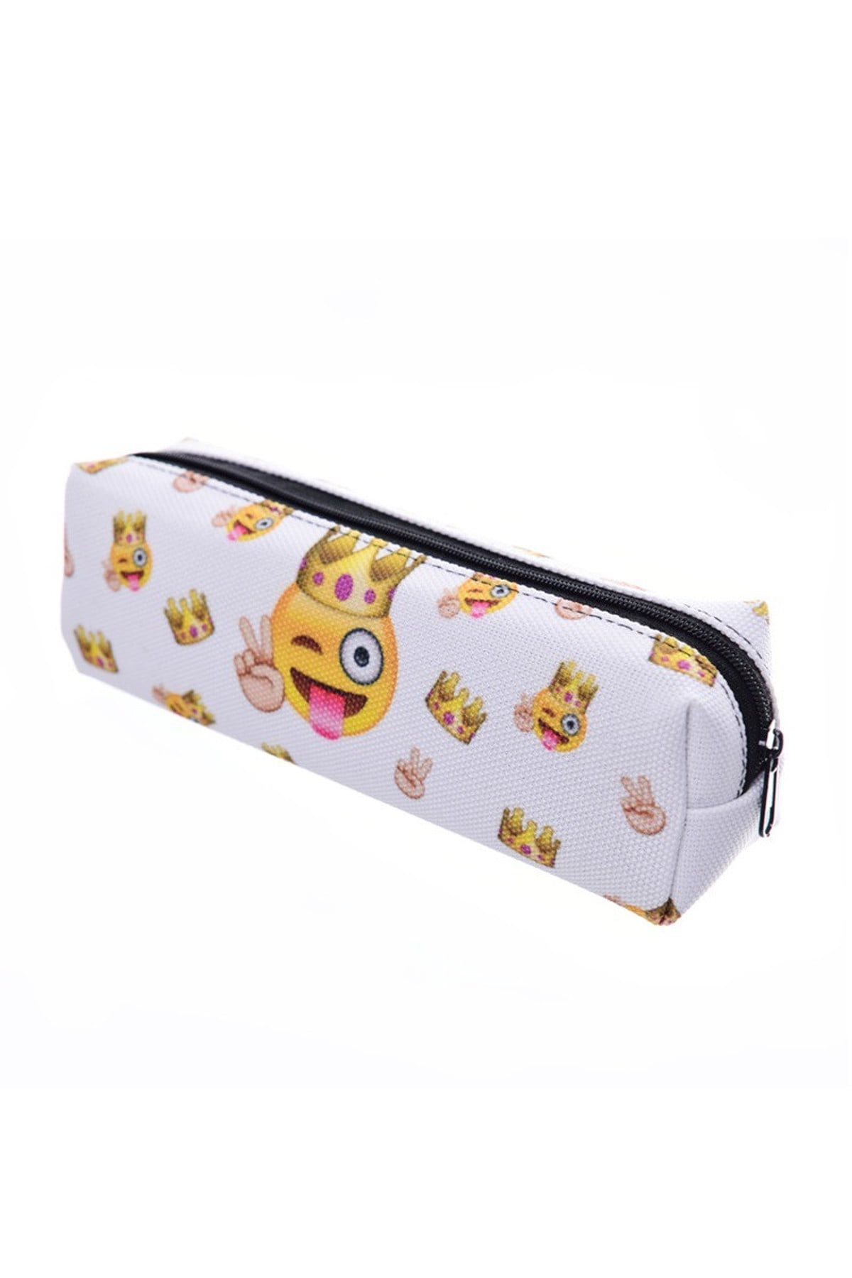 Pencil or Cosmetic Rectangle Zipper Case Kings Crowns With Deuces Peace ...