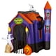 Pre-Lit 12FT Halloween Airblown Inflatable Haunted House Archway Tunnel ...