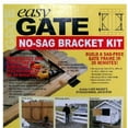 Homax 80099 Easy Gate Steel Construction No-Sag Bracket Kit for Doors ...