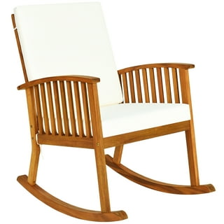 Rimax Casual White Resin Rocking Chair - Walmart.com