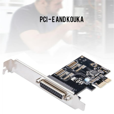 PCI-E to Parallel Serial Port Adapter Card PCI-E parallel parallel port ...