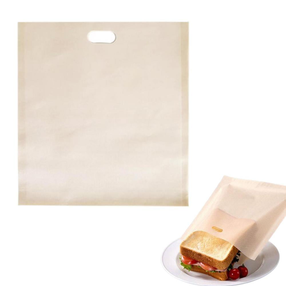 Toaster Bags Reusable | Non-Stick Heat Resistant Grilled Cheese Toaster ...