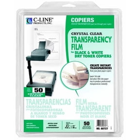 C-Line Plain Paper Copier Transparency Film Clear, 8-1/2 x 11, 50/BX ...