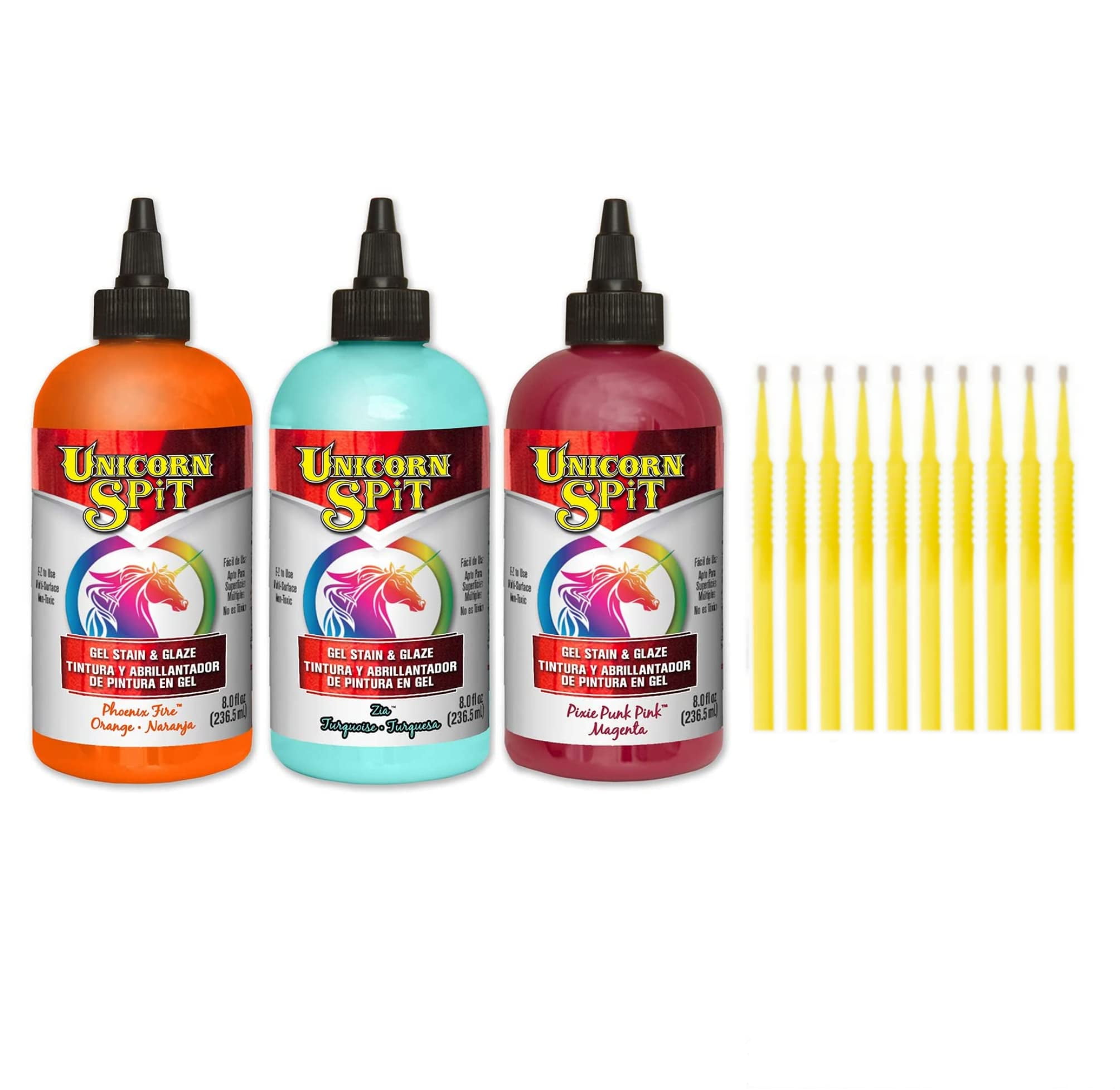 Unicorn SPiT Gel Stain & Glaze Paint in One - 8oz Calypso Collection ...