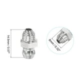 Uxcell Stainless Steel Straight Hydraulic Grease Fitting 1/428 Inch ...