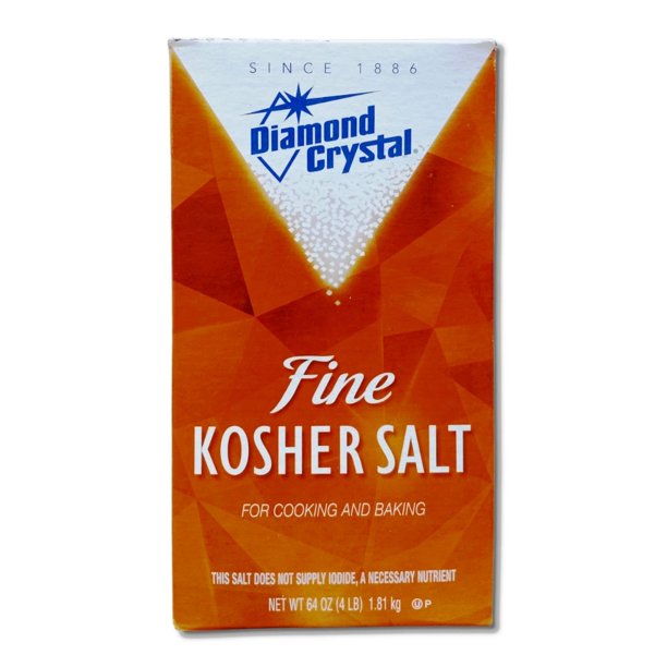Fine Kosher Salt 8 Lb. Value Pack | 64 Ounce Box | Pack of 2 - Walmart.com