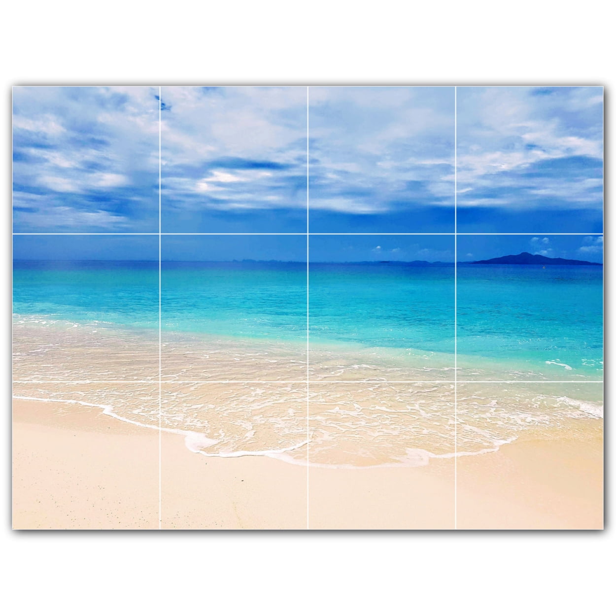 Picture-Tiles.com: Beach Ceramic Tile Wall Mural WAL500103-43M. 24"W x ...