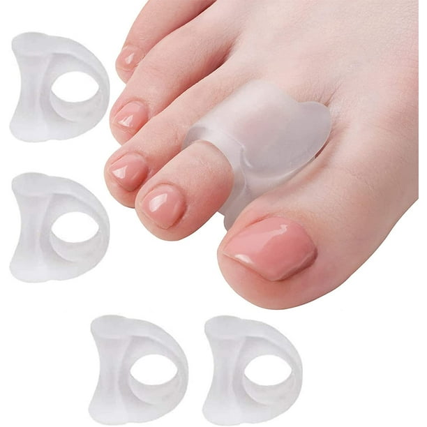 L-4 Pcs Toe Separator, Toe Separators Orthosis for Overlapping Toe ...