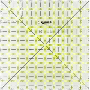 Omnigrid 8" Right Triangle Ruler, Quarter-Square Triangle Quilter's ...