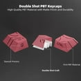 ASIASN-Shine Through PBT Keycaps - Pink Side Printed DoubleShot Keycaps ...
