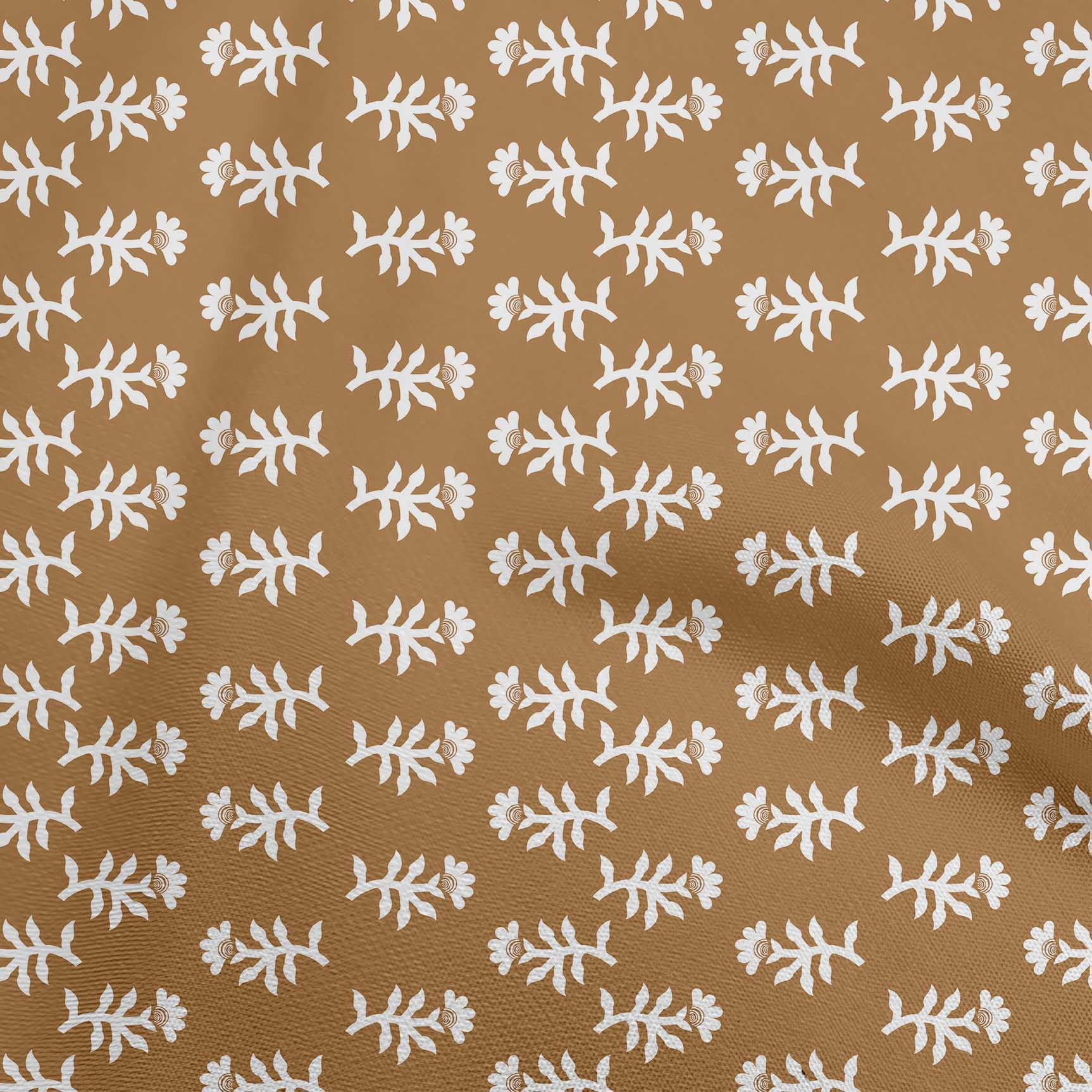 oneOone Viscose Jersey Dark Mustard Fabric Asian Block Sewing Material ...