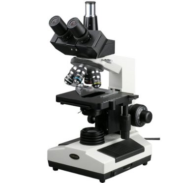AmScope 1500X Professional Binocular Compound Microscope w Kohler Illumination New - Walmart.com