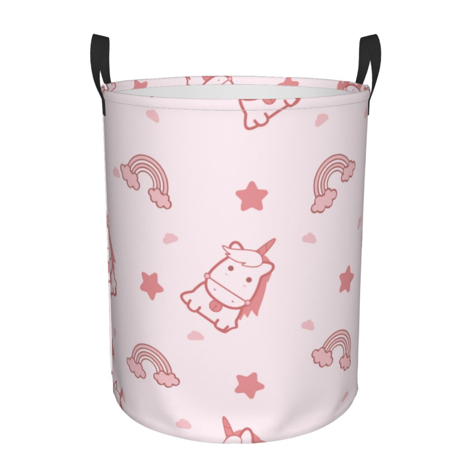 ZICANCN Stick Figure Cartoon Unicorns Laundry Basket Organizer, Dirty ...