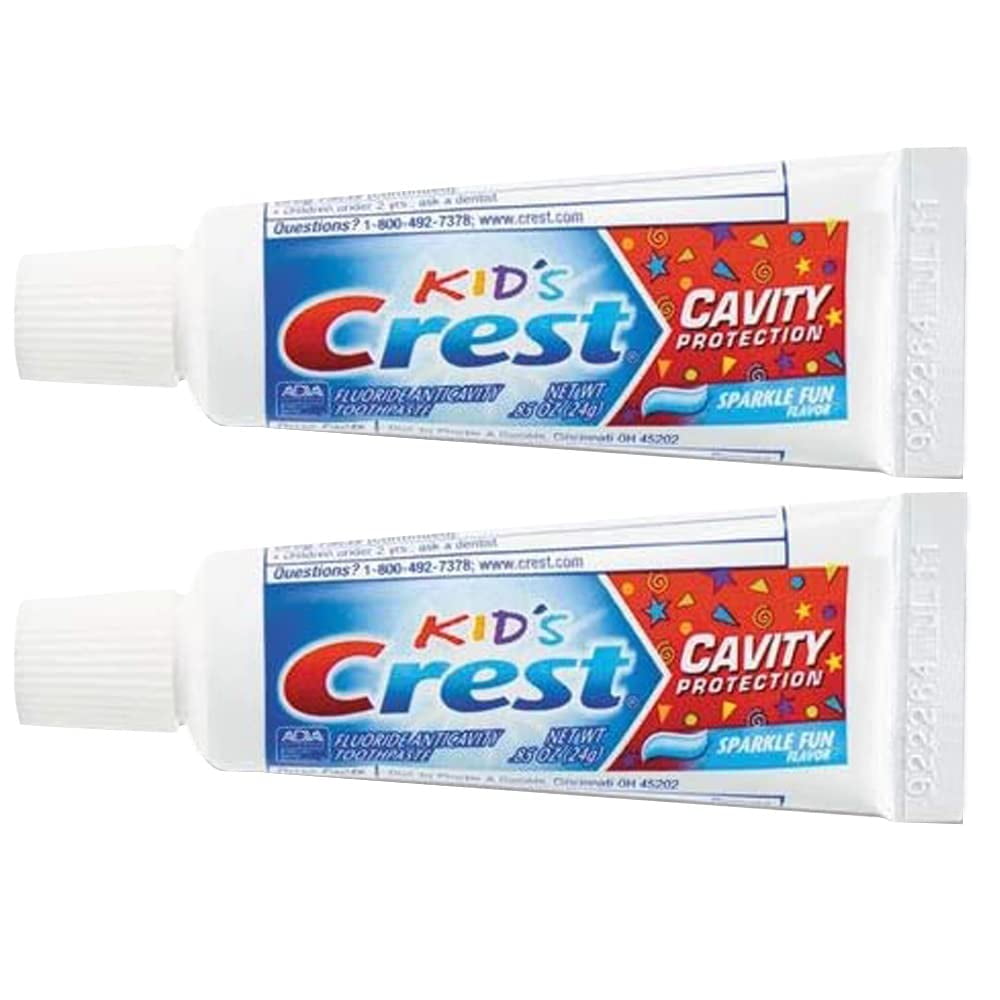 Crest Kids Cavity Protection Toothpaste, Sparkle Fun, Travel Size 0.85 ...