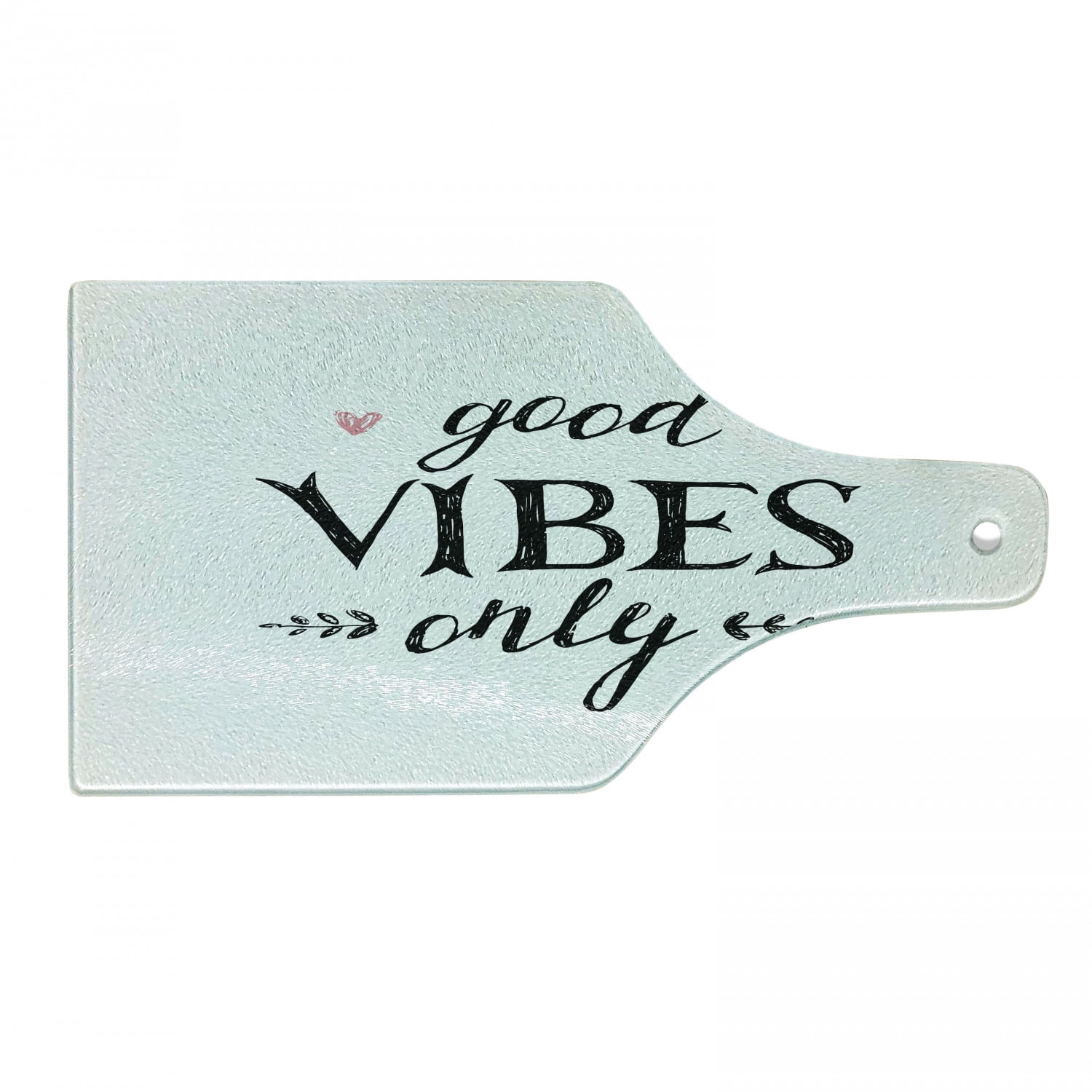 Chill Cutting Board, Hand Drawn Lettering Inspirational Phrase on White ...