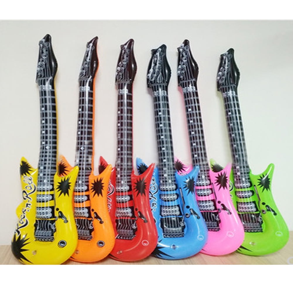 Inflatable Toys for Children Microphone Guitar Saxophone Electronic ...