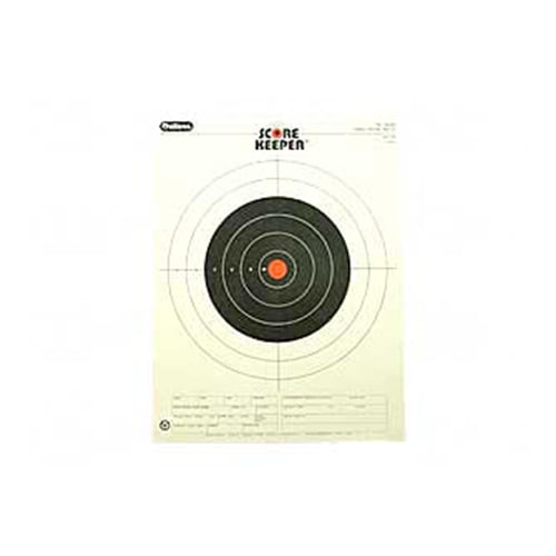 Champion Traps and Targets Orange Bullseye Scorekeeper Target, 100 Yard ...