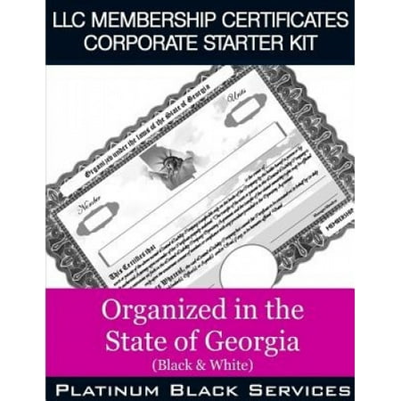 LLC Membership Certificates Corporate Starter Kit: Organized in the ...