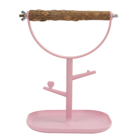Bird Tabletop Perch, Safe Firm Natural Wood Bird Stand Tabletop ...