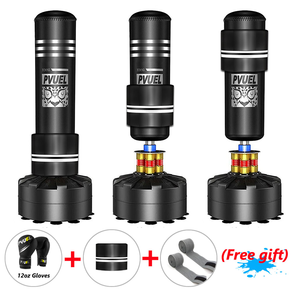 Freestanding Punching Bag 70in/205lbs, Heavy Boxing Bag with Suction ...