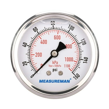 Hayward ECX271261 Pressure Gauge with Adjustable Dial for Pool Filters ...