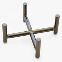 Thirstystone Silver Cast Iron Coaster Holder 5.13" x 5.13" - Walmart.com