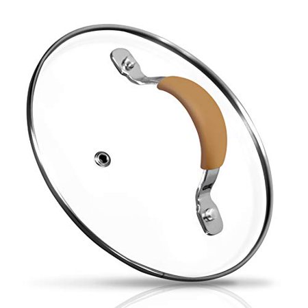 Durable Cooking Pot Lid - See-Through Tempered Glass Lids, Fits 6.3 ...