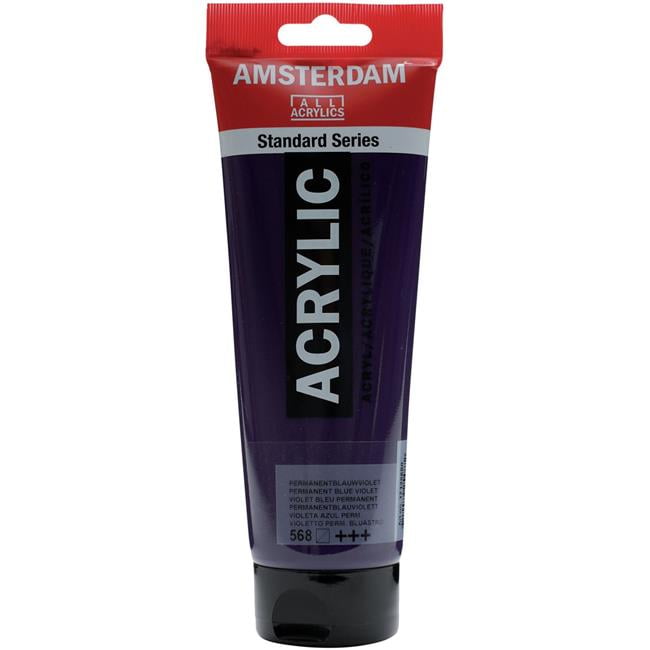 Amsterdam Standard Acrylic Paint 250ml-Permanent Blue Violet - Walmart.com