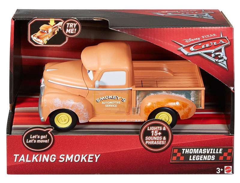 Disney Cars Racing Series Talking Smokey Vehicle - Walmart.com