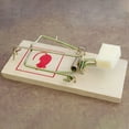 LAMIRO Eco-Friendly,Reusable Rat Trap Set,Wood & Metal Mouse Traps,12 ...