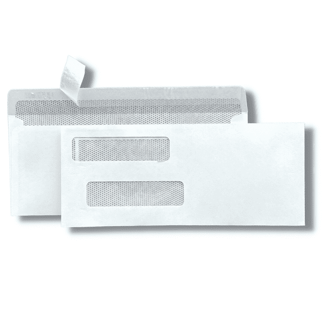 500 Double Window Self Seal Envelopes for QuickBooks Check Security ...