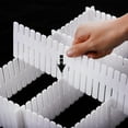 48Pcs Drawer Dividers, Adjustable DIY Grid Divider White Storage ...