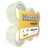Heavy-Duty Packing Tape, 6 Rolls, 1.88 Inches Wide x 80 Yards Each ...