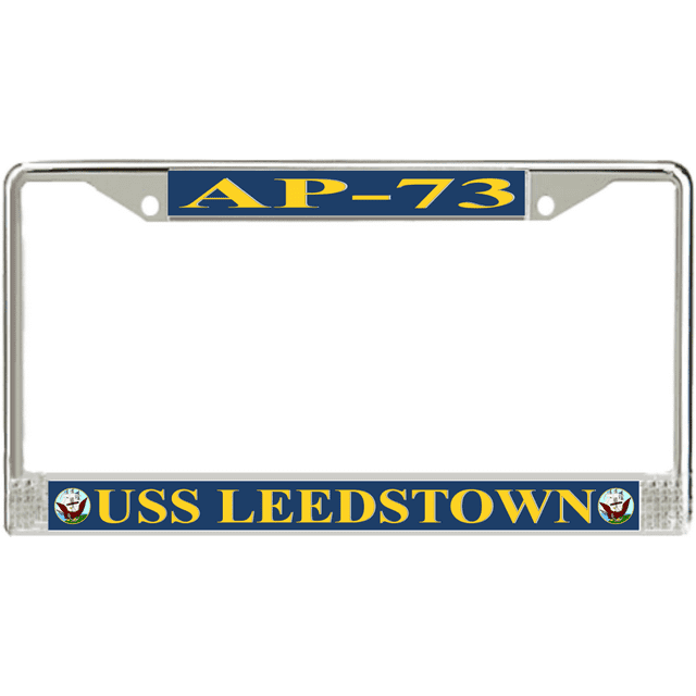 USS Leedstown AP-73 License Plate Frame - Walmart.com