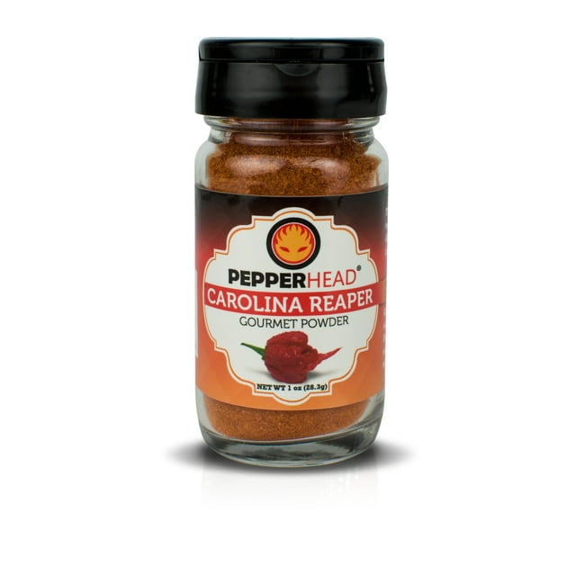 PepperHead Carolina Reaper Powder (1 oz) World's Hottest Chili Powder ...