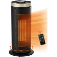 Soleil Personal Ceramic Mini Heater 250W Indoor Red MH-08R - Walmart.com