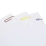 U Brands Paper Clips, Medium 1-1/8" and Large 2" Sizes, Assorted Colors ...