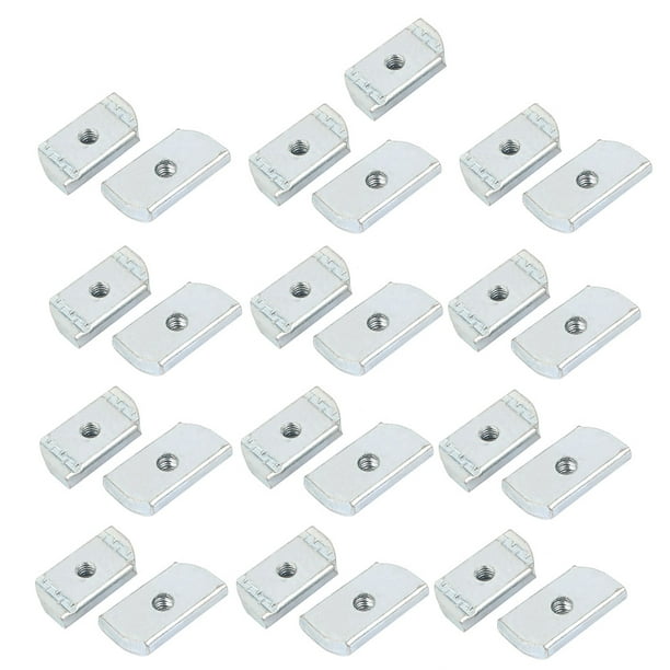 25pcs M6 Plastic Cover Carbon Steel Plain Channel Nuts for B-Line ...