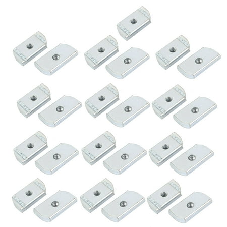 25pcs M6 Plastic Cover Carbon Steel Plain Channel Nuts for B-Line ...