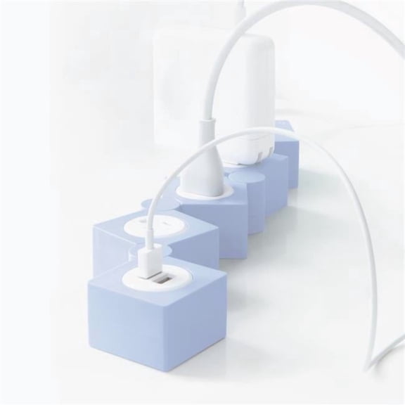 iJoy Power Strip Surge Protector Outlet, Extension Cord, 3 Outlets, 2 ...