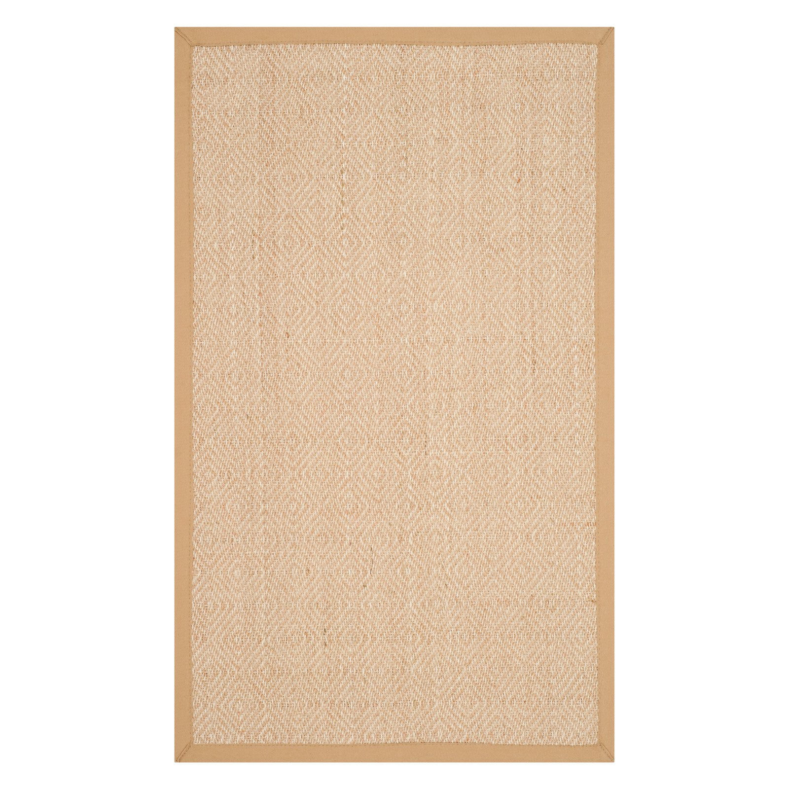 SAFAVIEH Natural Fiber Axum Geometric Sisal Area Rug, Natural/Beige, 6 ...