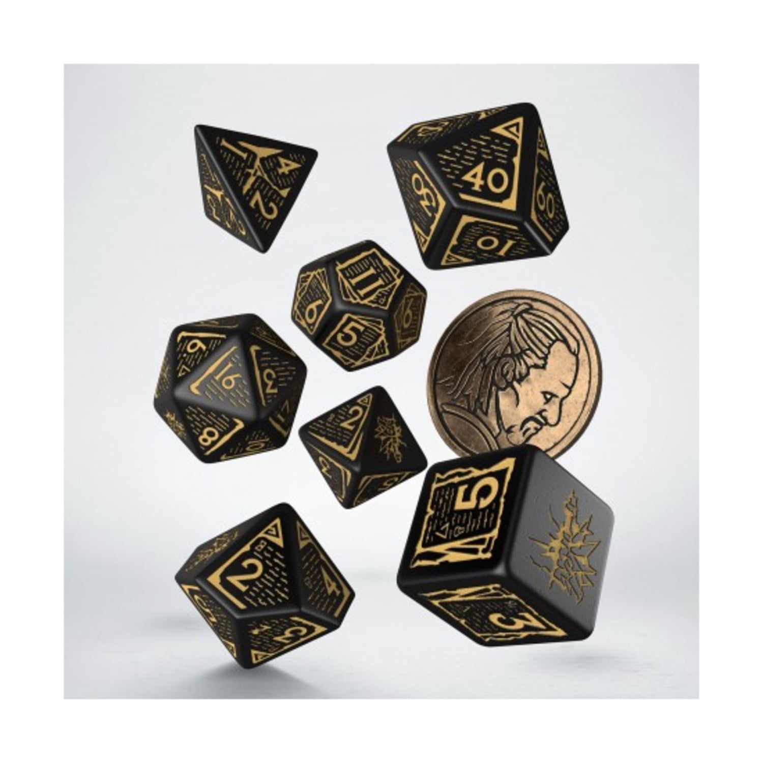 Vesemir - The Sword Master Dice Set (7) New - Walmart.com