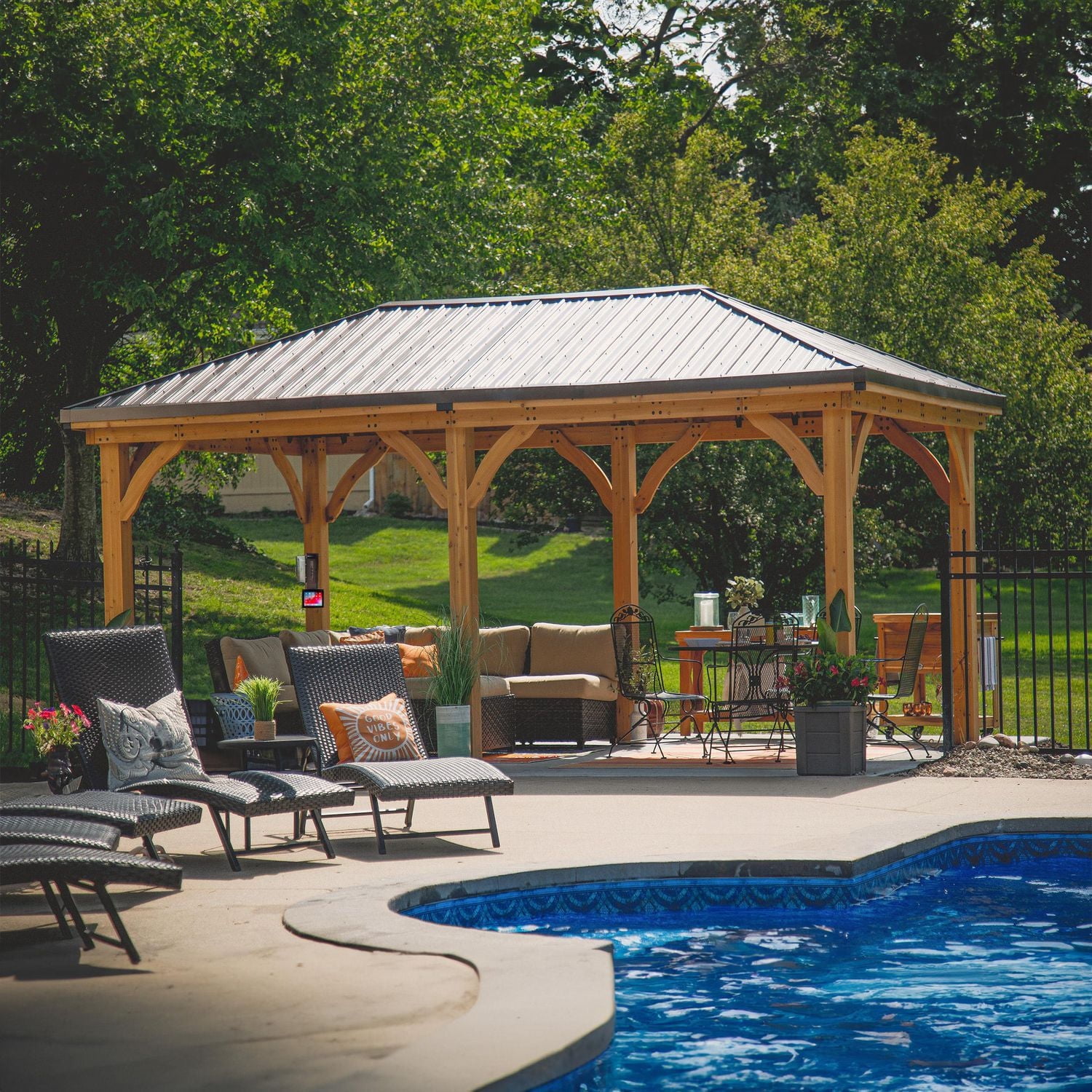 Click here for Backyard Discovery 20 X 12 Barrington Gazebo/Carpo... prices