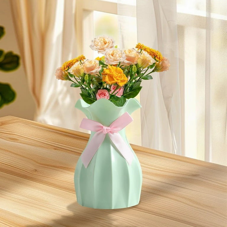 Tall Plastic Vases For Wedding 5.25in Tall Diamond Cut Clear Glass