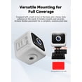 Mini WiFi Home Security Camera 1080P HD, 130° Wide-Angle, Night Vision ...