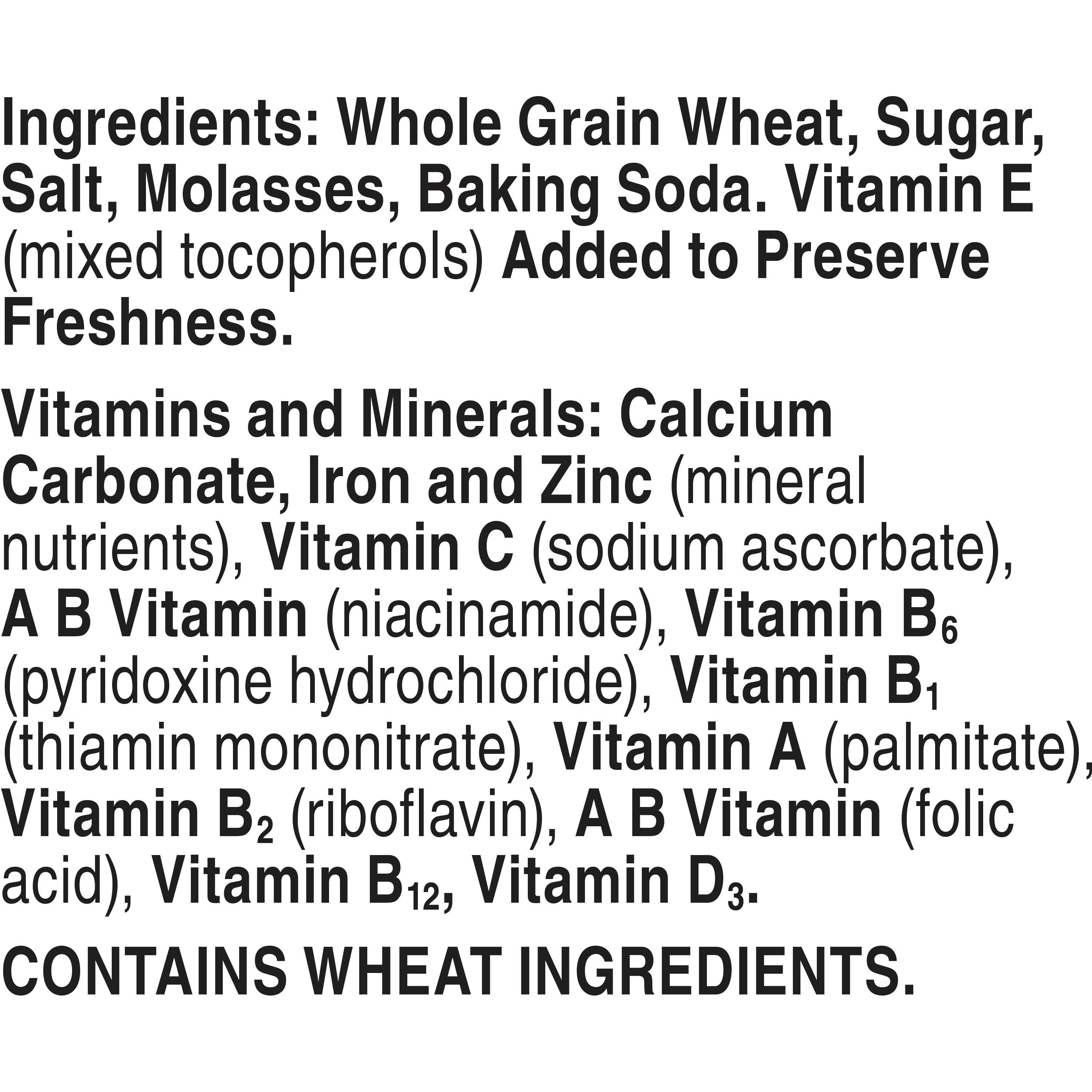 Cereal Box Ingredients