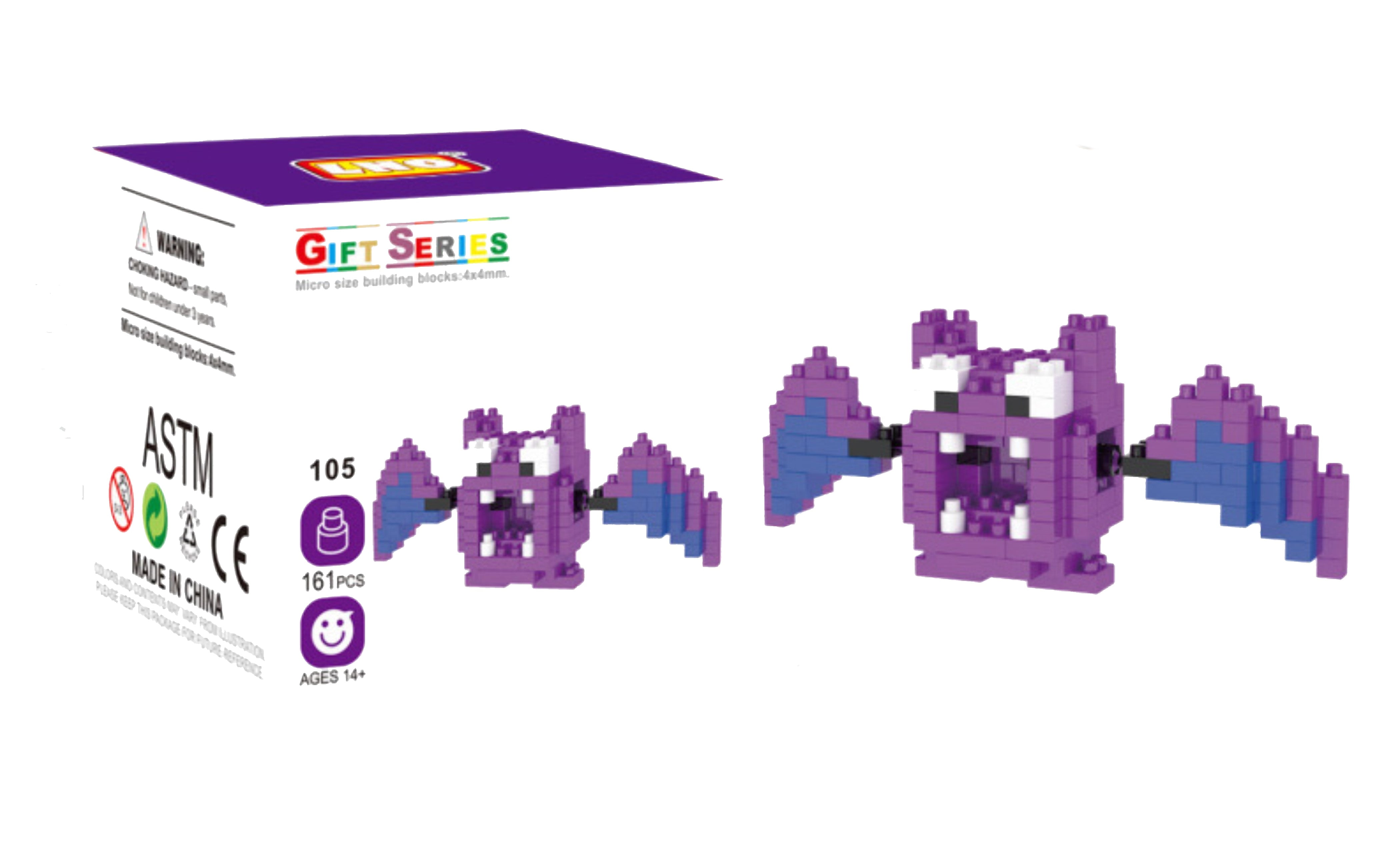 LNO Gift Series Moster Gol'bat Diamond Building Block Ages 12 ...