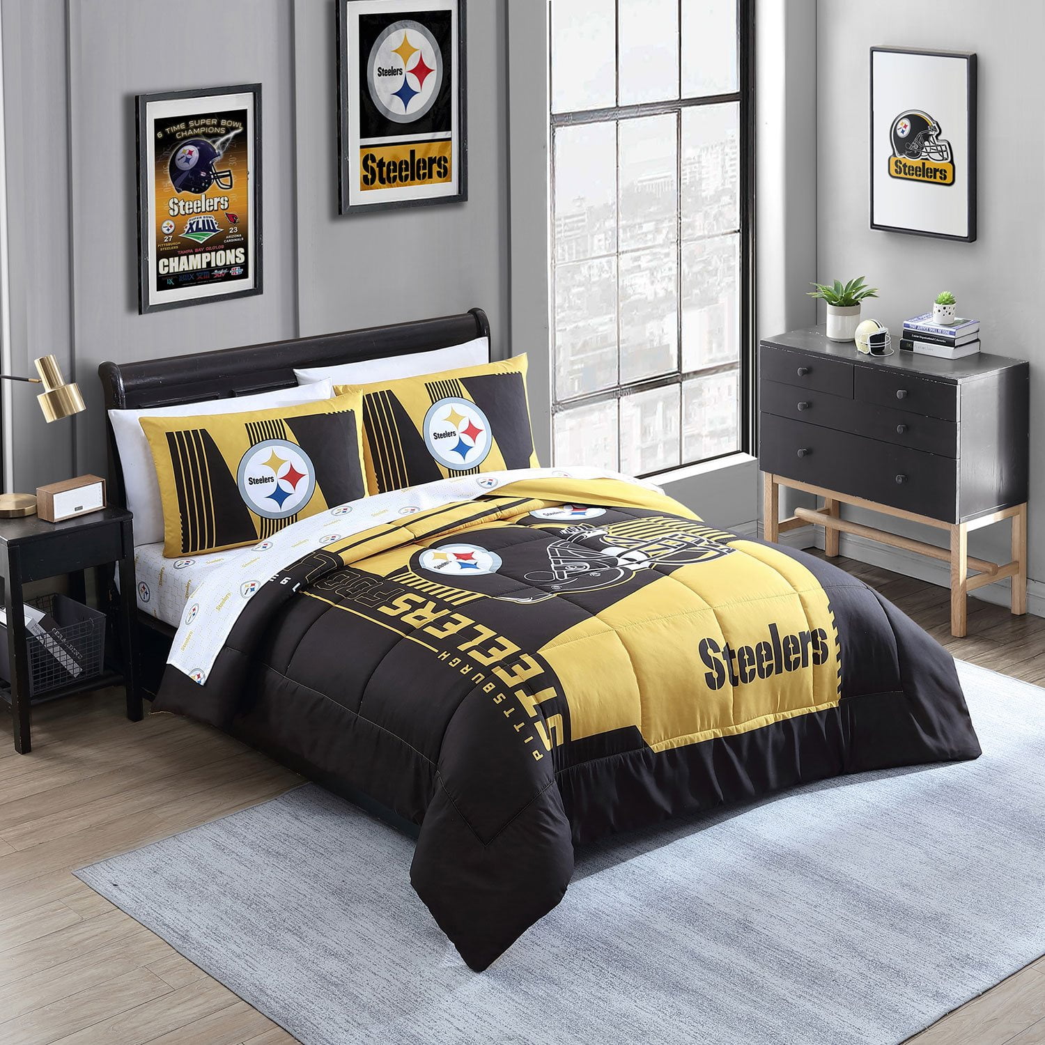 NFL Bed-In-A-Bag Comforter and Sheet Set, Assorted Teams and Sizes ...