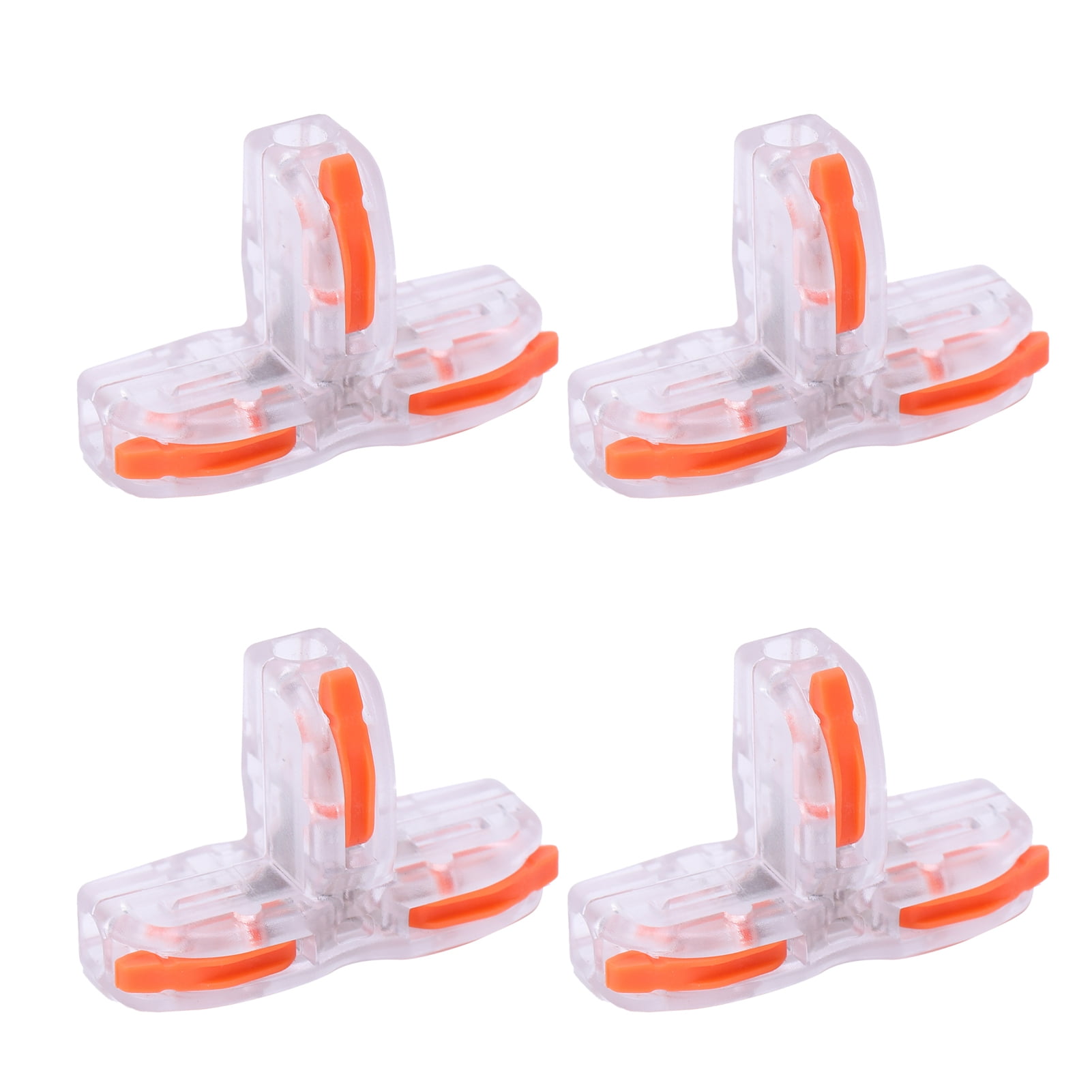 Noref Wire Splitter Terminal wire Connector 20pcs Quick Terminal Block Wire Connector T‑shaped Push‑type Wiring Splitter Spl‑t1