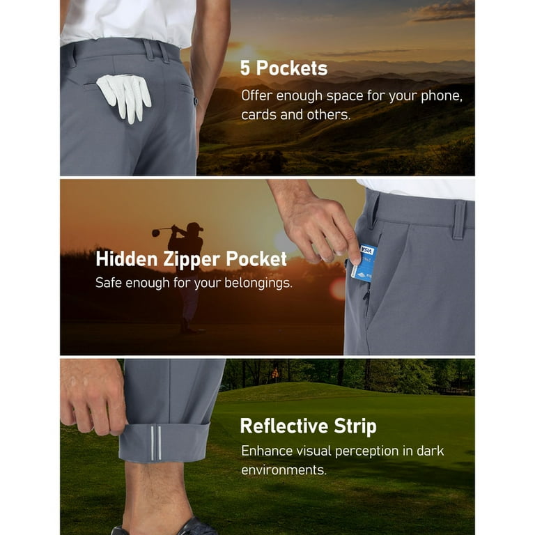 Golf Pants Men Stretch Dress Lightweight Business Casual Golf Pants Men Stretch Dress Lightweight Business Casual